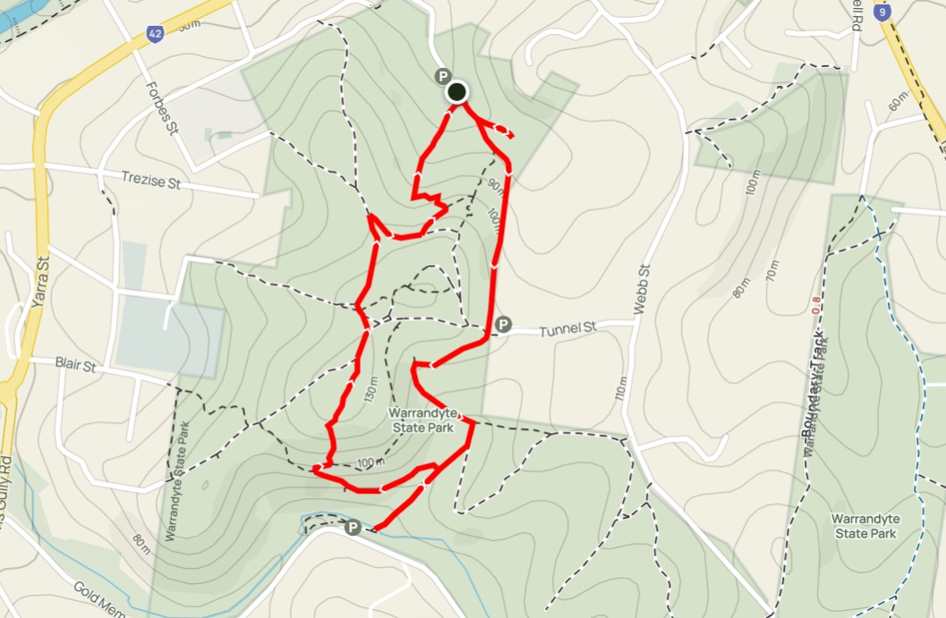 A Day Walk along the Gold Heritage Walk in Warrandyte State Park ...